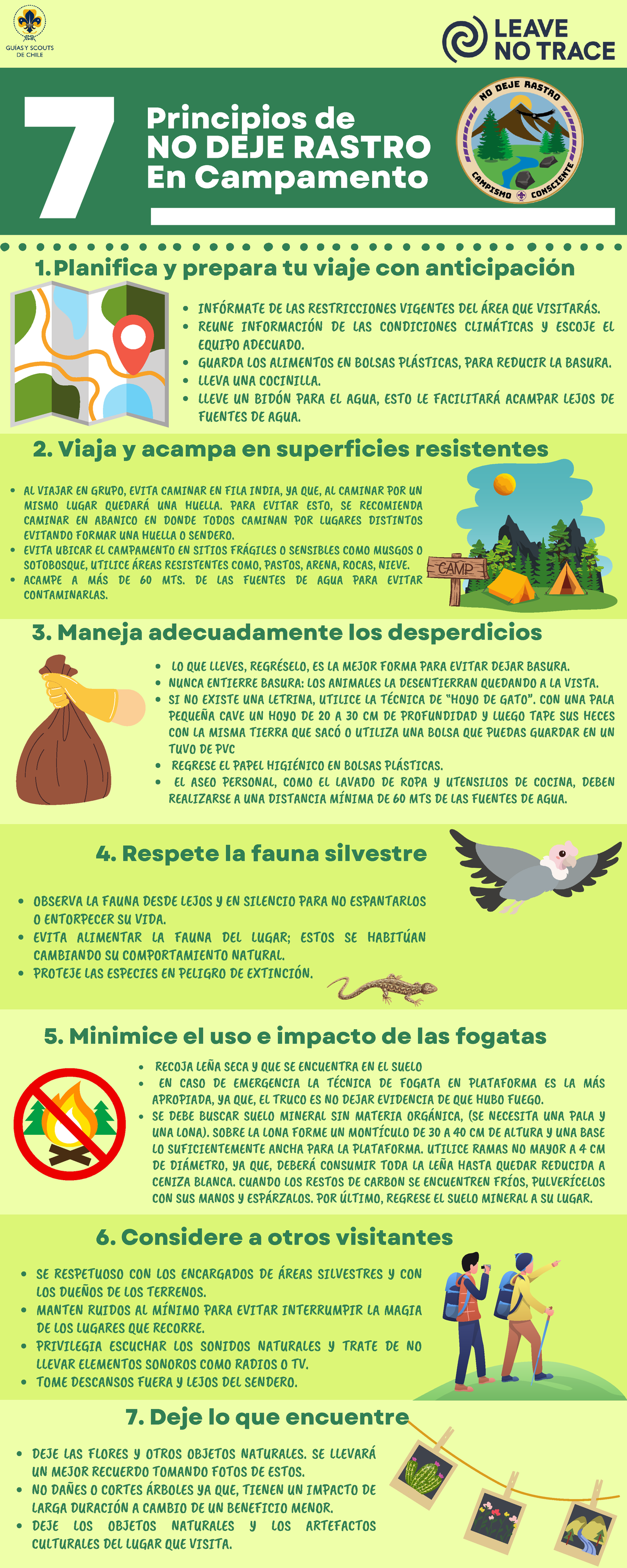 Infogragia-1-principios-de-no-deje-rastro-en-campamento - 4. Respete la ...
