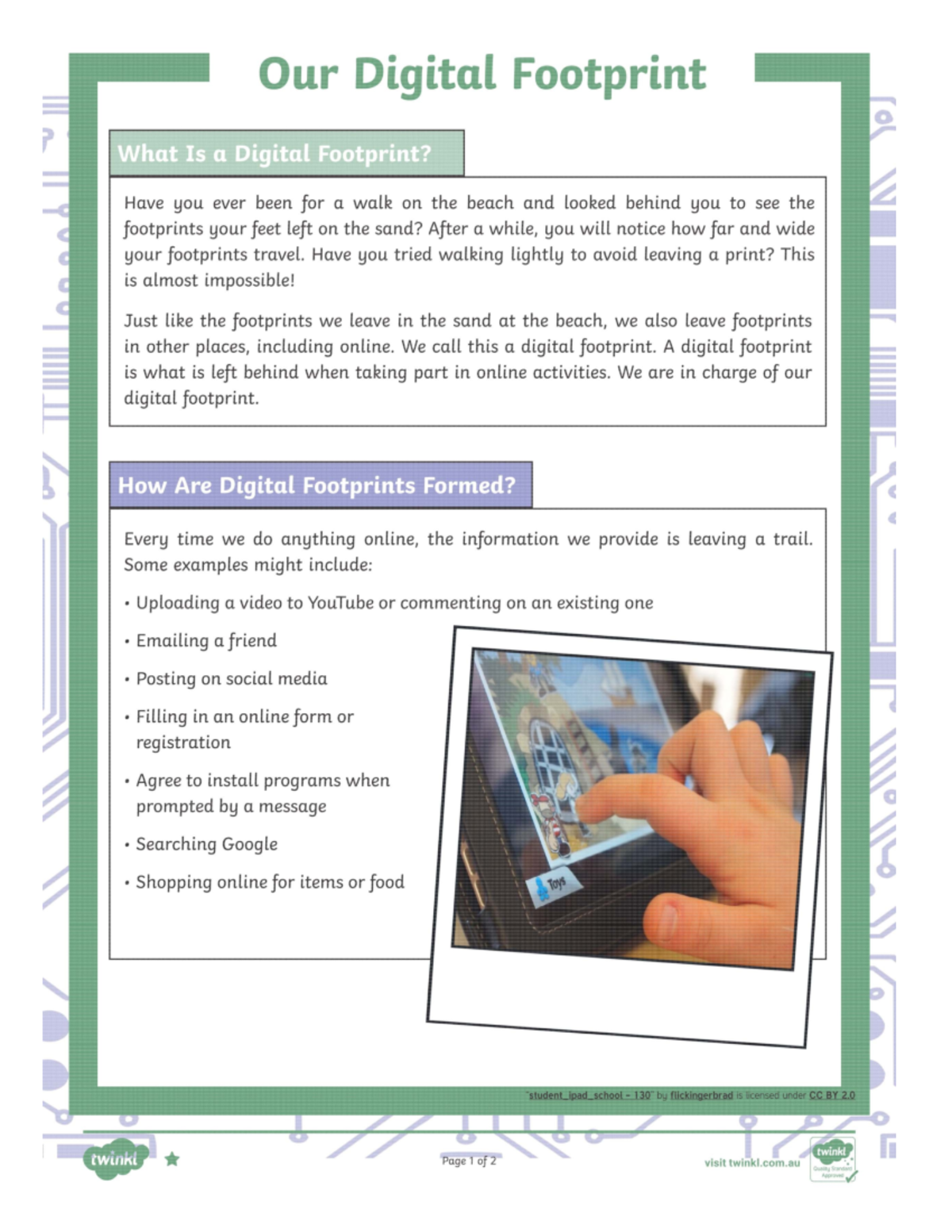 Digital Footprint - Reviewer - Empowerment Technology - Studocu