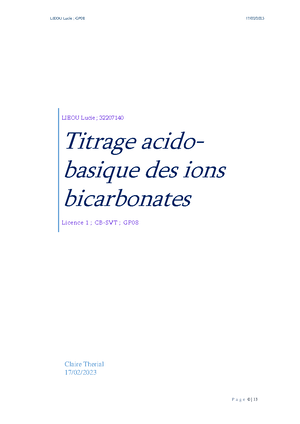Compte Rendu Tp physique thermodynamique - FERREIRA Alicia 3 février ...