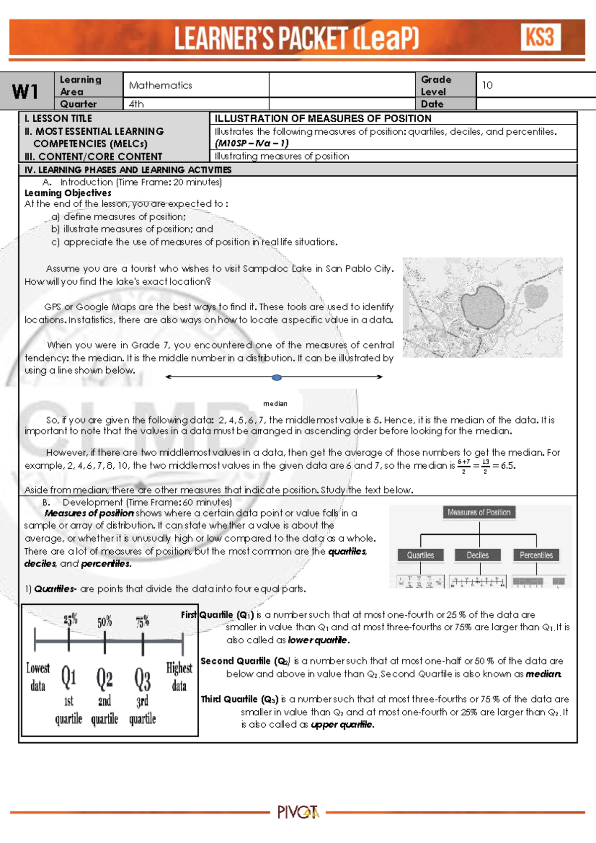 Q4 Math 10 Week 1 - this is comprehensive - W Learning Area Mathematics ...