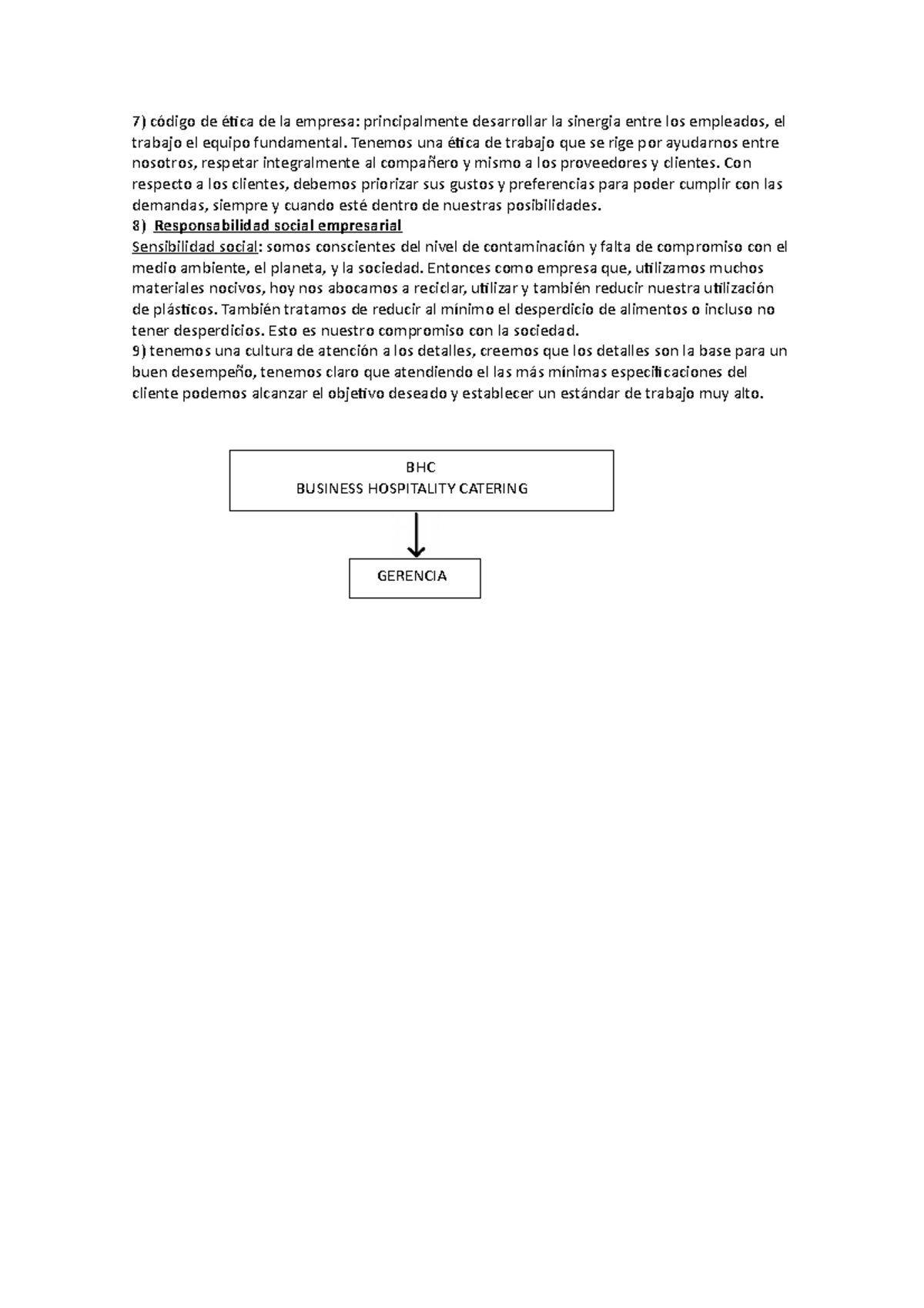 Trabajo ieh-2 - TP introduccion a la empresa - código de ética de la ...