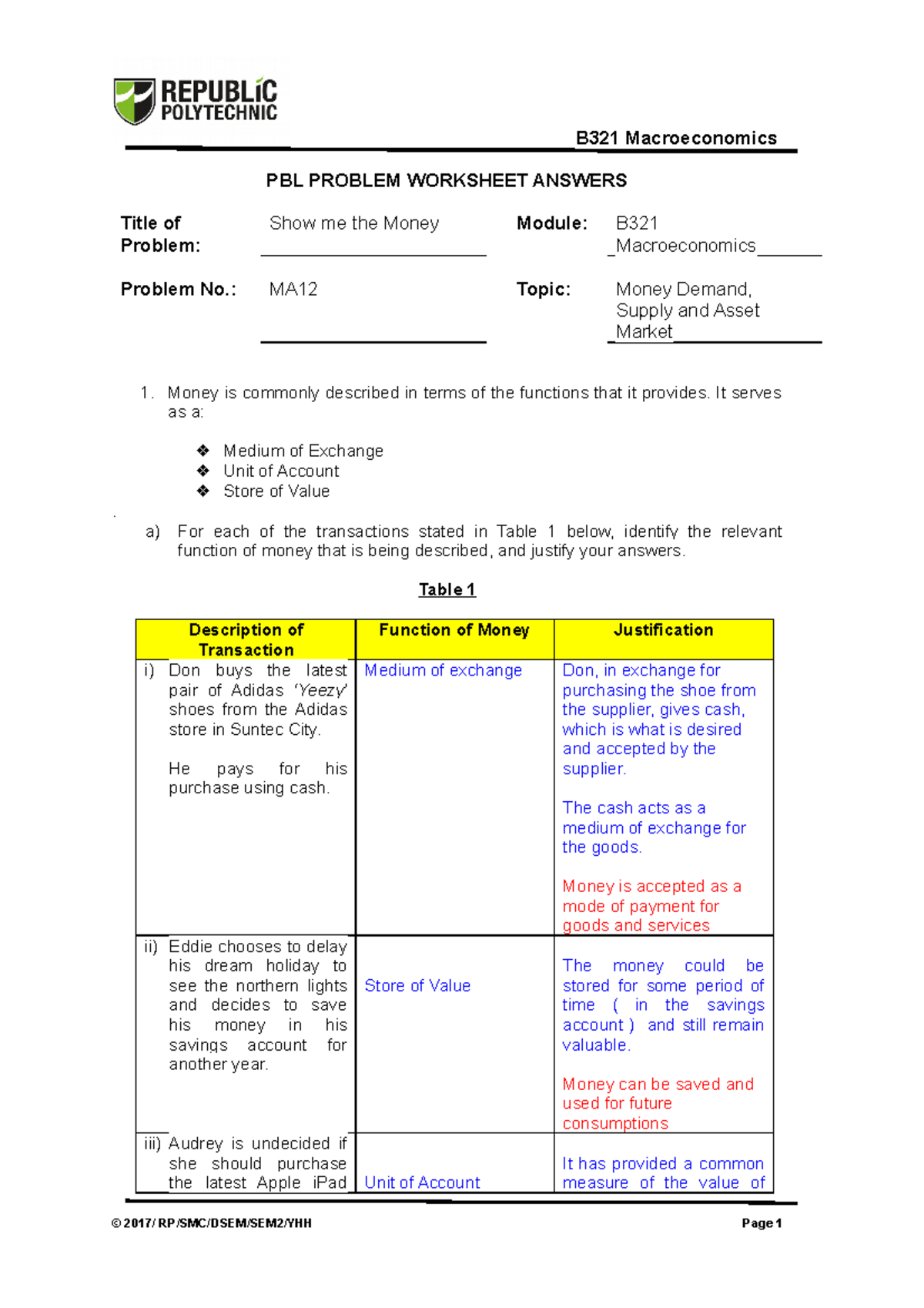 B321 MA12 Worksheet-2 - Worksheet forguide - PBL PROBLEM WORKSHEET ...