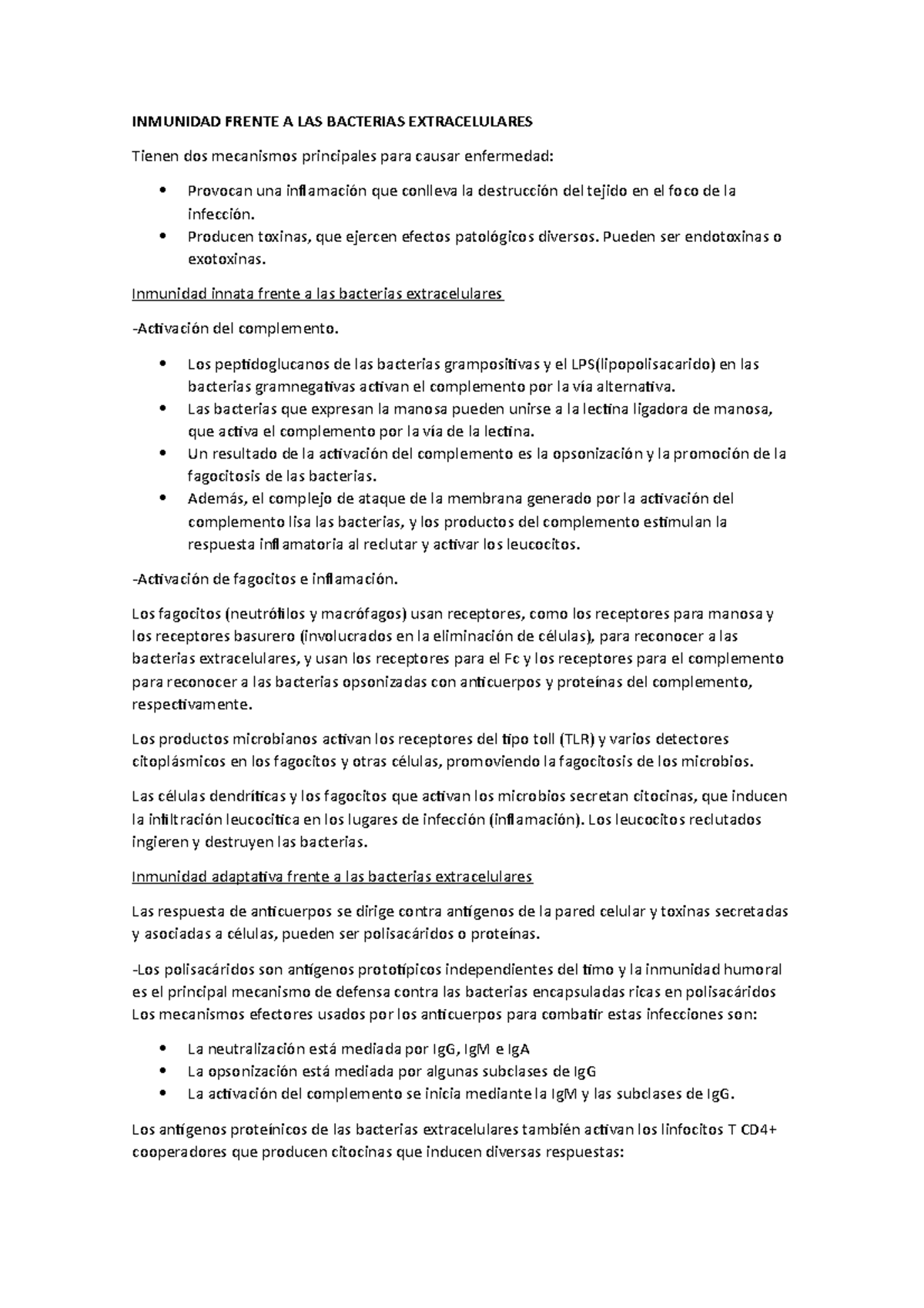 Inmunidad Frente A LAS Bacterias Virus Hongos Y Parasitos - INMUNIDAD FRENTE A LAS BACTERIAS ...