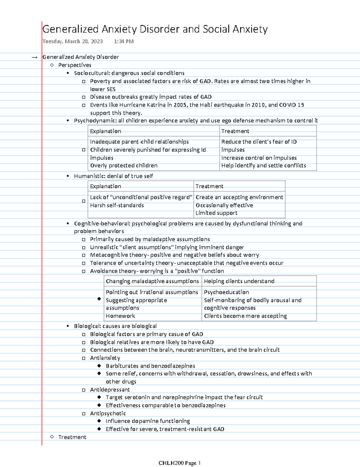Generalized Anxiety Disorder and Social Anxiety - Generalized Anxiety ...