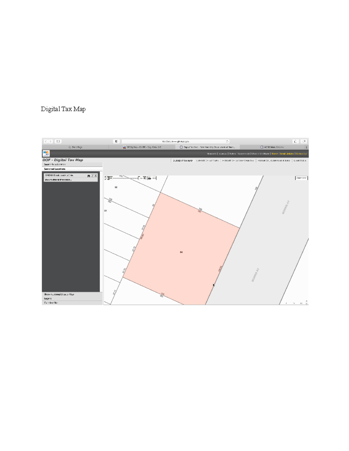 Surveying hw - HIS 1101 - Digital Tax Map ACRIS - Studocu