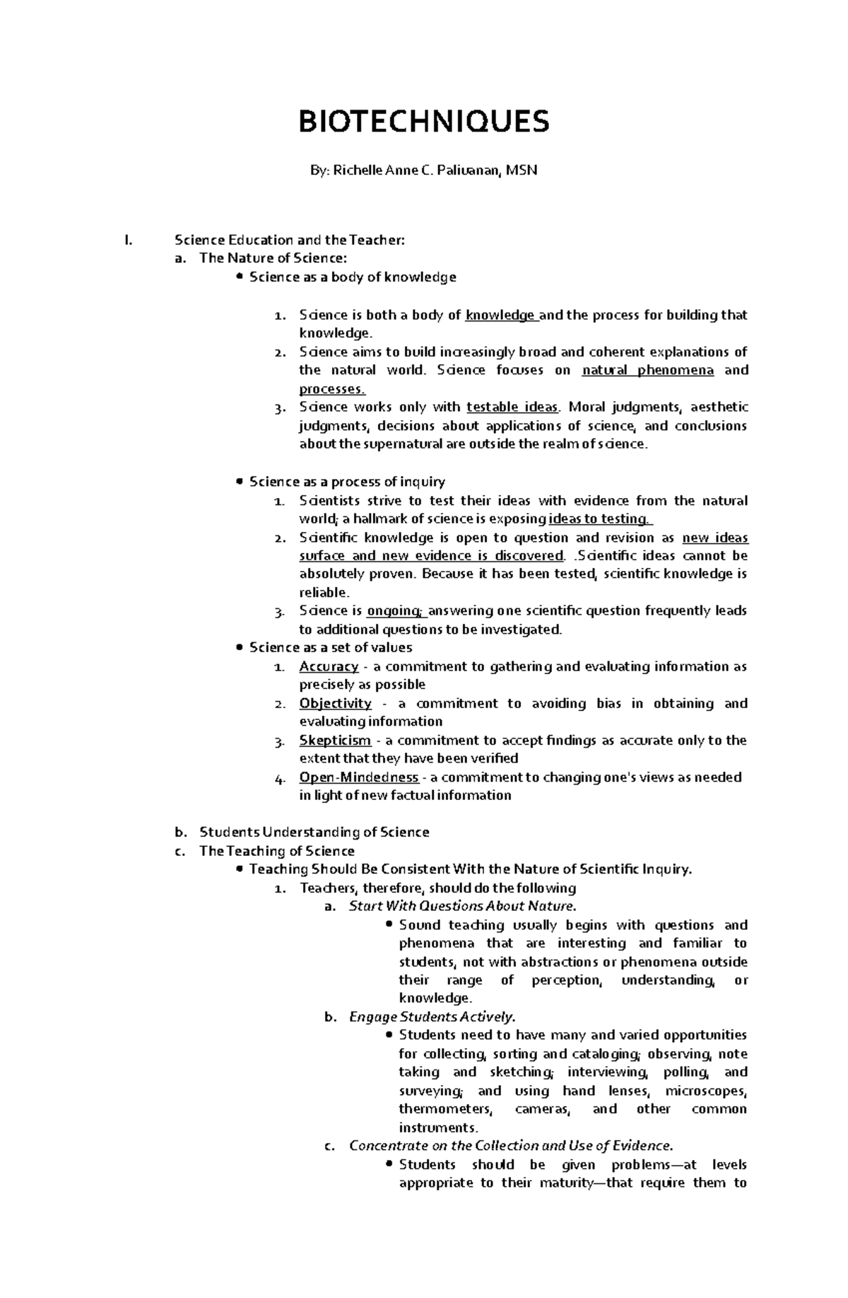 Biotechniques - hope you can use it - BIOTECHNIQUES By: Richelle Anne C ...