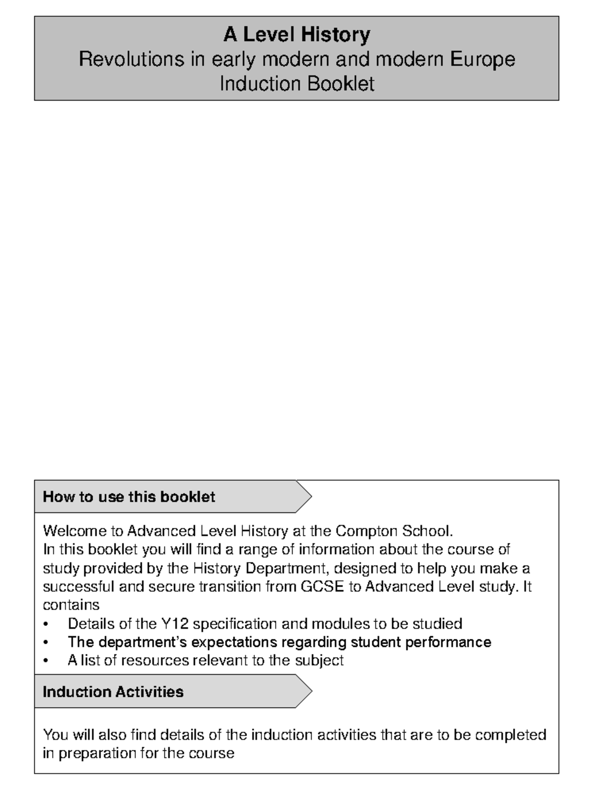 History-Transition-Work - Welcome to Advanced Level History at the ...