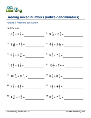 Grade 5 lowest common multiple 2 30 b - Online reading & math for K-5 ...