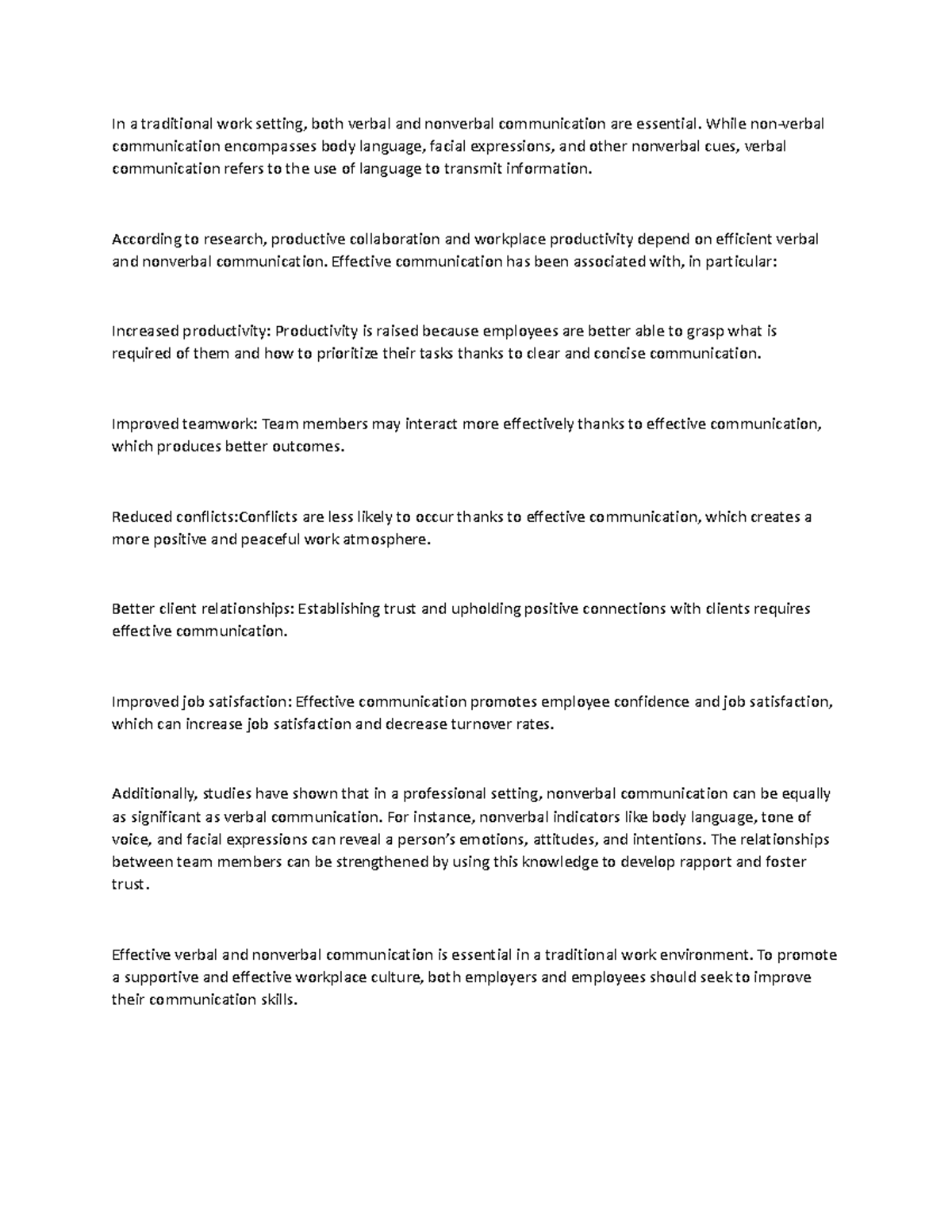 Conventional work environment - In a traditional work setting, both ...