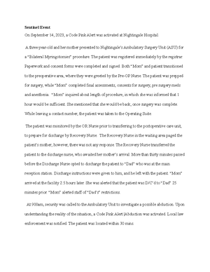 The Joint Commission has established a Tracer Methodology - This ...