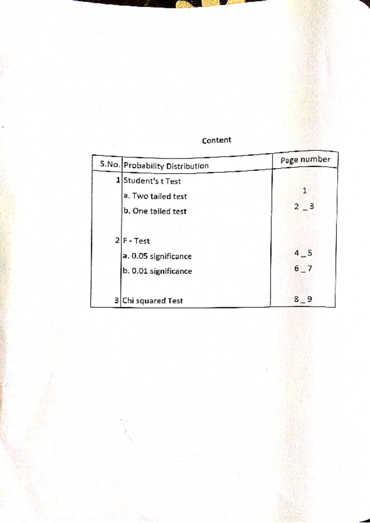 Statistical data table - Computer science and engineering - Studocu