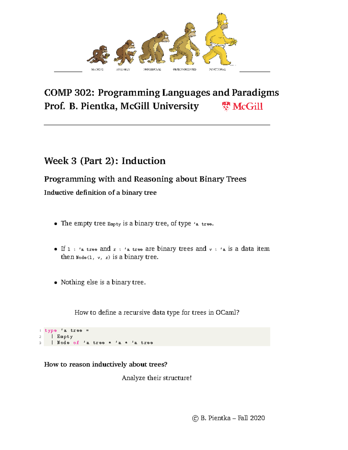 Note03 2 Lecture Notes Comp 302 Programming Languages And 6045