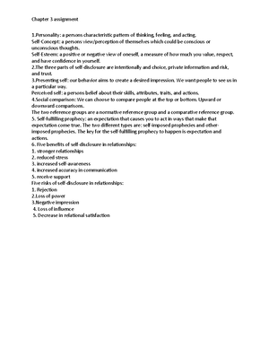 Ch. 6 assignment - Notes - Chapter 6 assignment Define and given an ...
