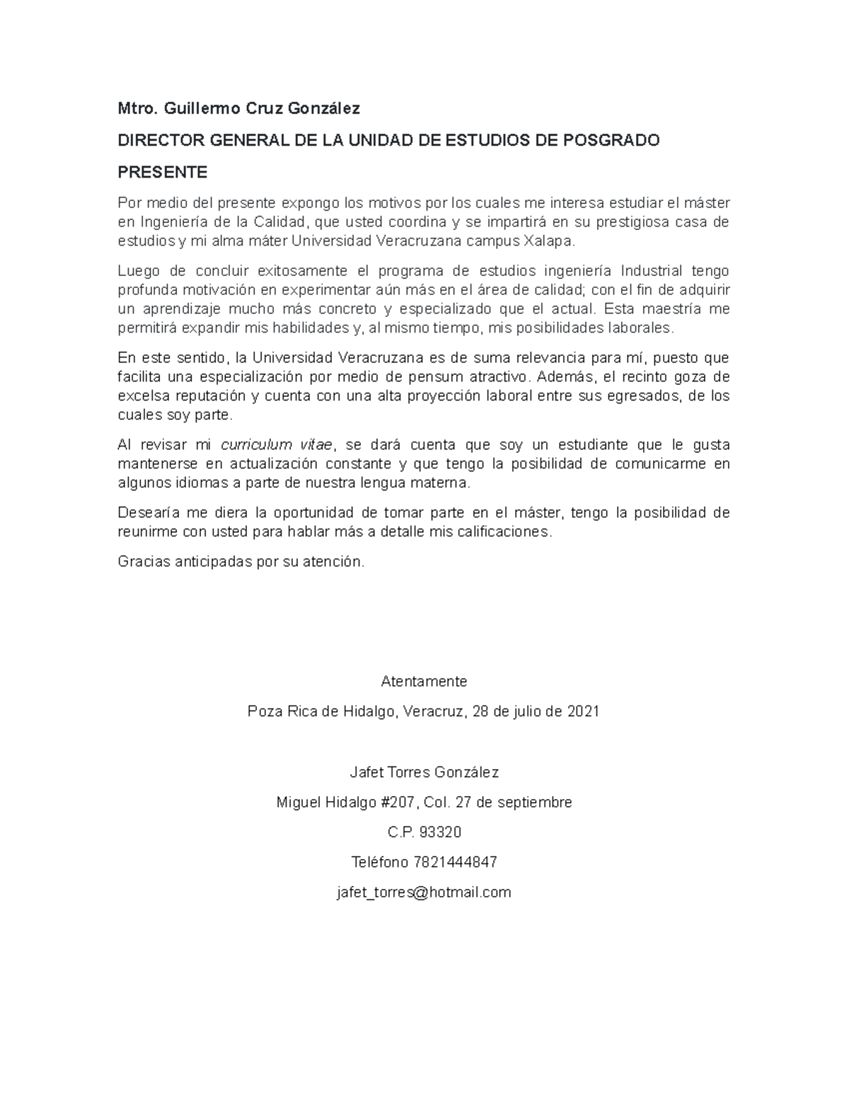 ACT07a Jafet Torres - Apuntes de la materia de Lectura y escritura de ...