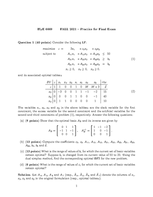 6669-hw1 - Contains solution for homework 1 - ISyE6669 Deterministic Optimization Homework 1 ...