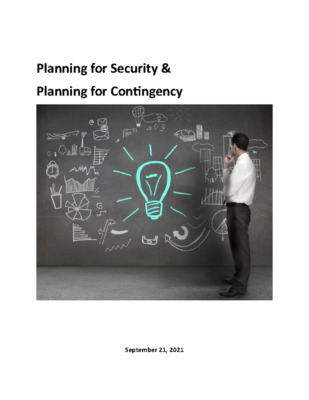 Planning for Security and Contingency - Planning for Security ...