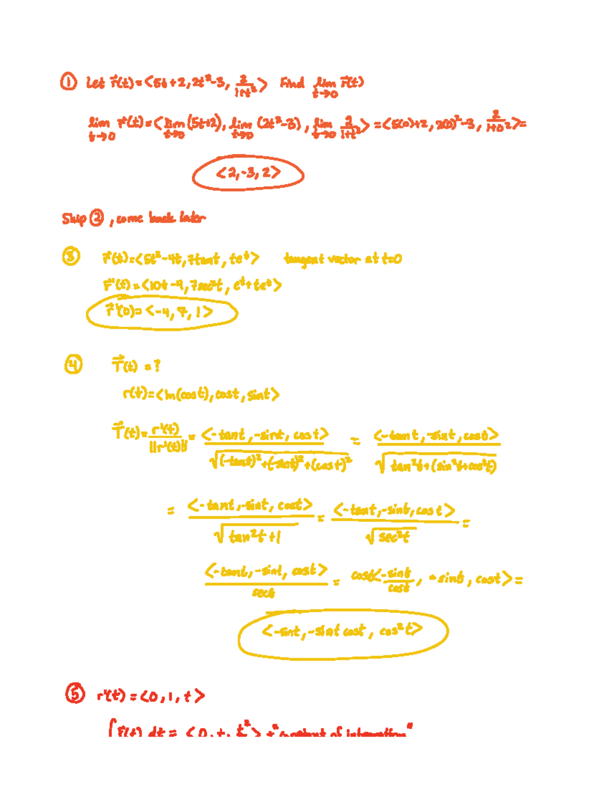 Calc Notes 6 - LetIct 52 2, 23 142 Findfight finger Ct Ling 5 2 fig ...