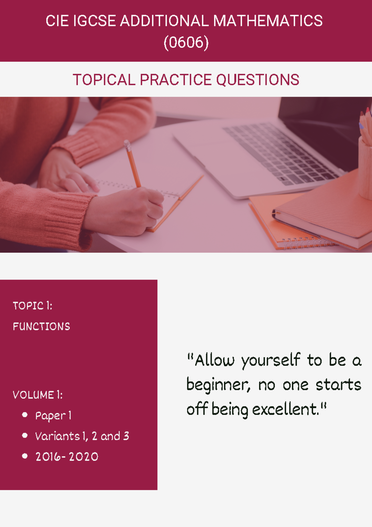 1-CIE- Igcse-Additional-Mathematics-Topical-Past-Paper-Functions[ need ...