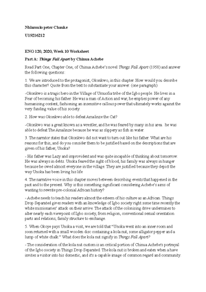 ENG 120 week 3 worksheet - ENG 120 week 3 worksheet Group: 24 Njabulo ...