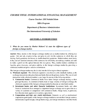 Chapter 11 Basic elements of Organizing - Financial Management - Studocu