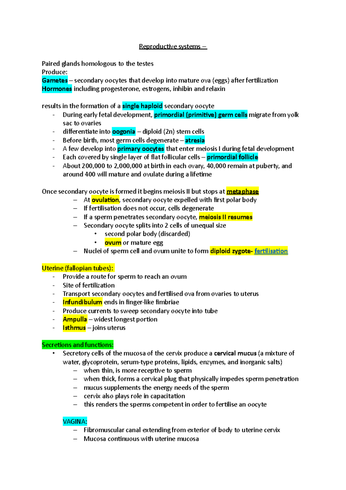 Reproductive systems - Principles of Anatomy and Physiology ...