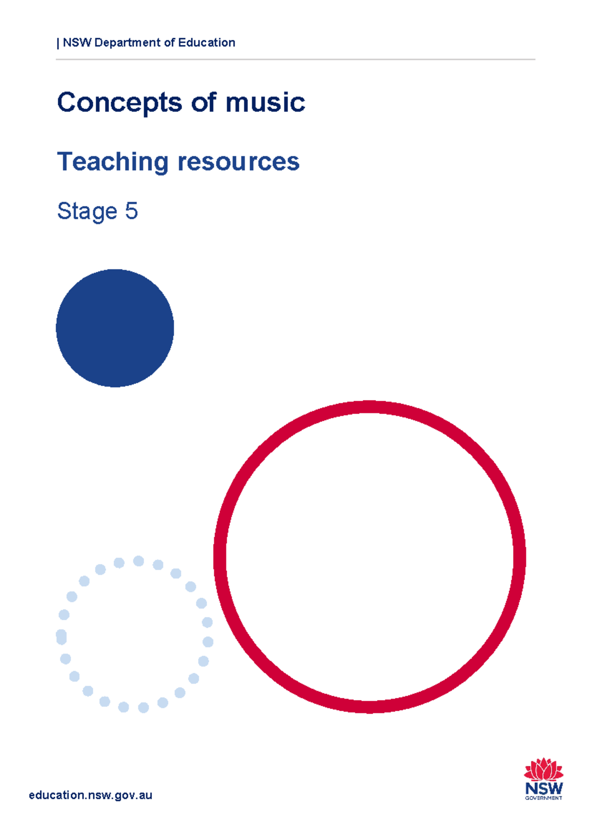 Creativearts music conceptsofmusicresourcebooklet s5 - | NSW Department ...