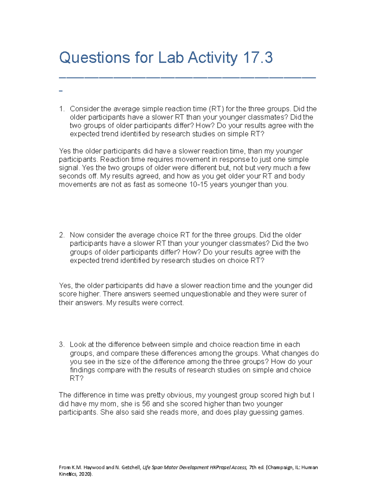 Haywood 7E HKPropel Questions Lab Act 17 3 - Questions for Lab Activity ...