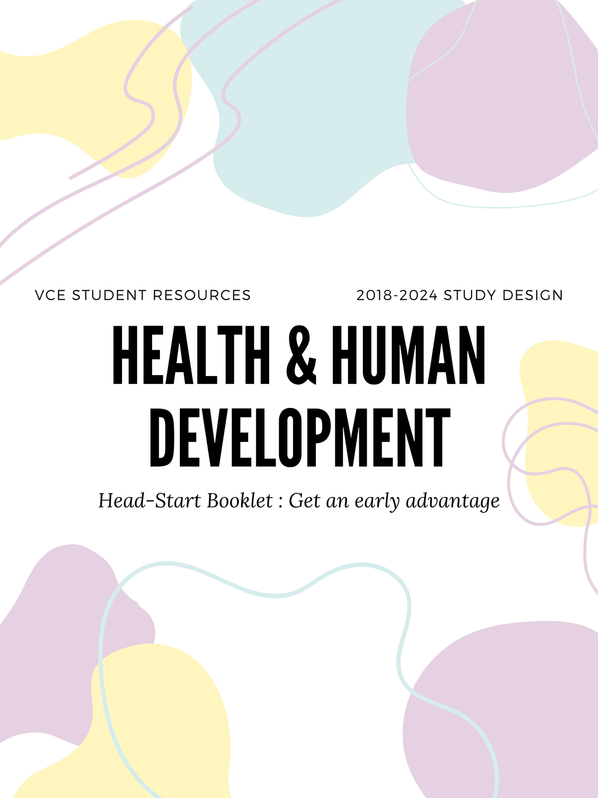 Health and Human Development Head-Start Booklet - HEALTH & HUMAN ...