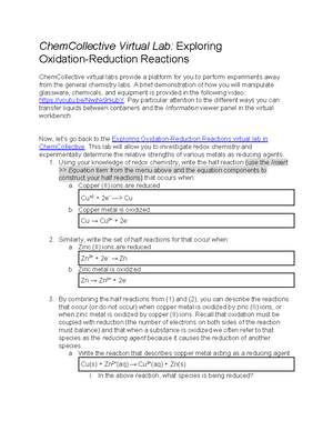 Project 4 - Le Chatelier's Principle 3 - ChemCollective Virtual Lab ...