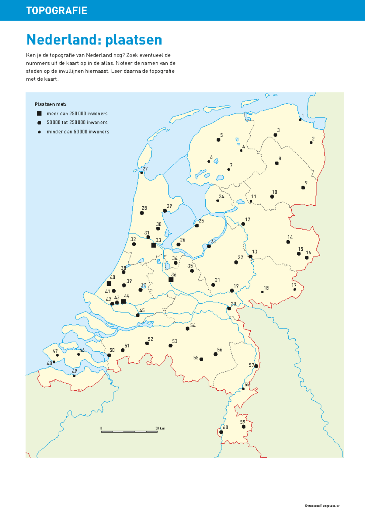Bnl4 3h antw topo - oefenen - Nederland: plaatsen Ken je de topografie ...