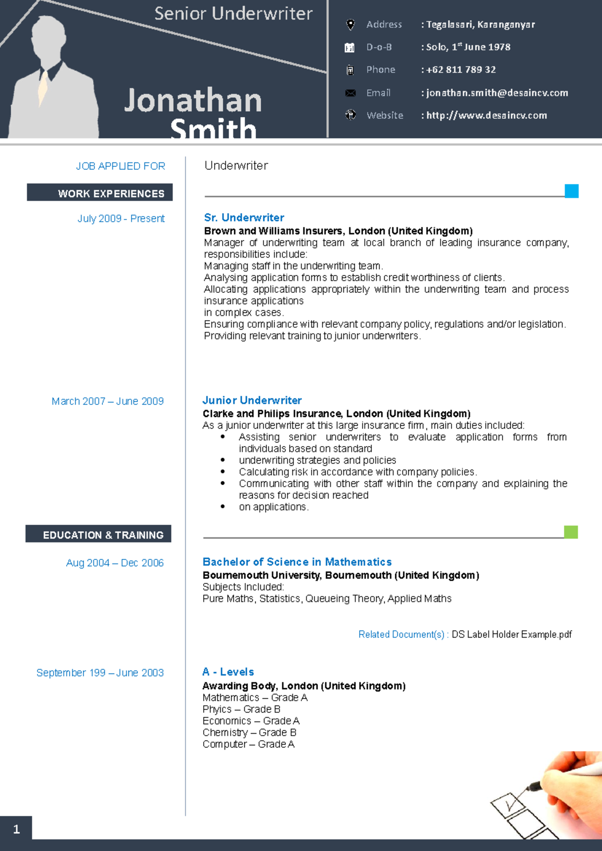 Life Graph - Based on Europass CV belajar cara membuat cv yang menarik ...