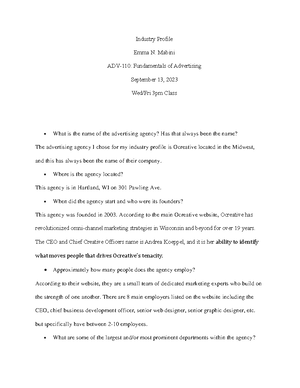 3 Design Advertisements - Design Advertisements ADV-110: Fundamentals ...