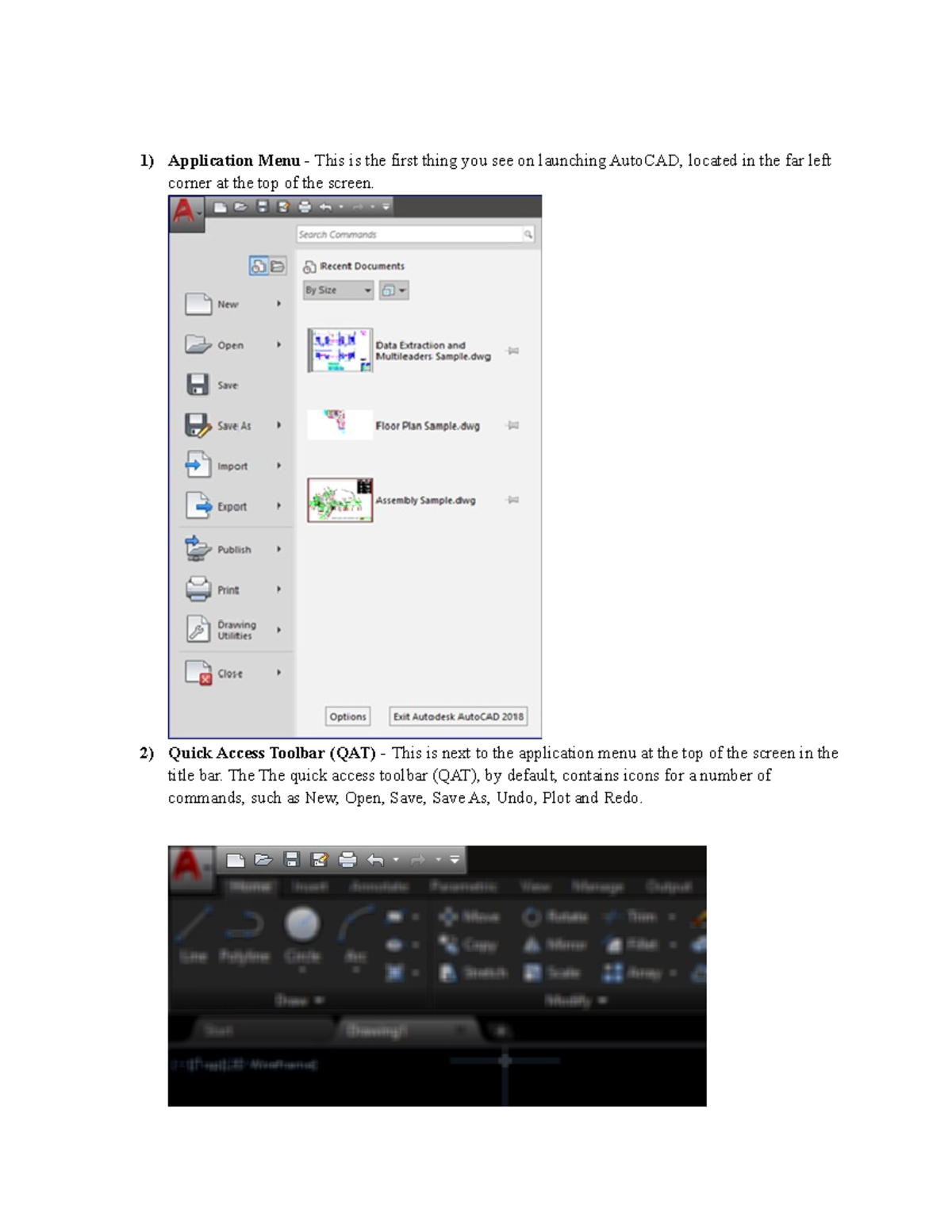 Auto CADD basic tools - Lecture notes 1 - Computer-Aided Drafting To ...