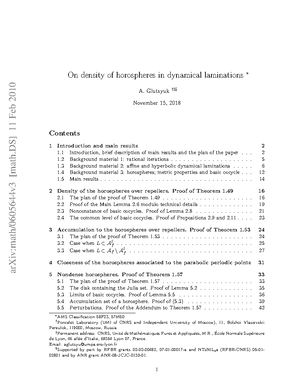 0702702 - Cours - arXiv:math/0702702v1 [math] 23 Feb 2007 The Annals of ...