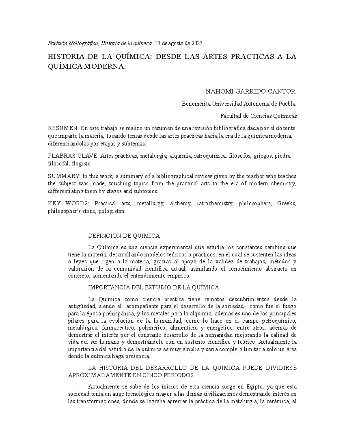 Actividad 1 Ejercicios De Quimica General Revisión Bibliográfica