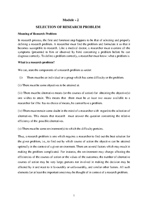 RM Module 4 Notes - TYPES OF DATA Data can be defined as a systematic ...