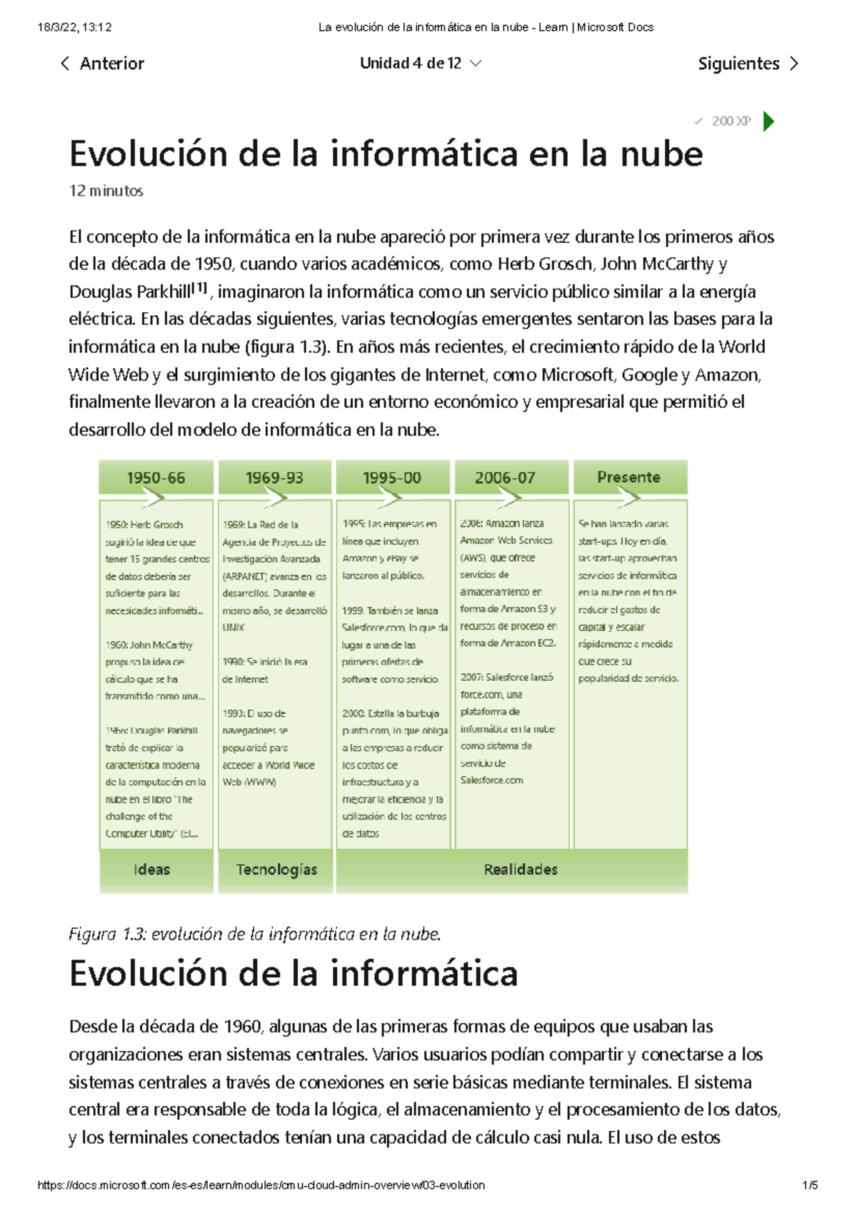 La evolución de la informática en la nube - Learn Microsoft Docs - R ...