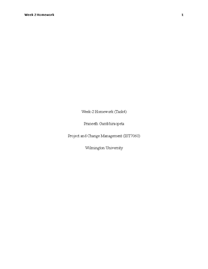 Week-2 - project management - Task - Summarize each of the proposed projects using a simple ...