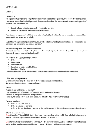 English Legal System Notes - English Legal System, Method and Skills ...