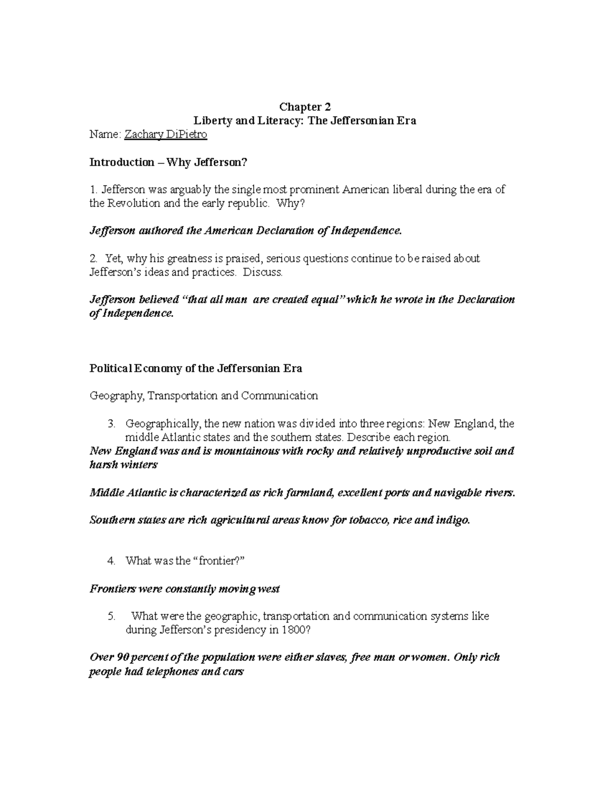 Trends -chapter 2 Reading Guide - online - Chapter 2 Liberty and ...