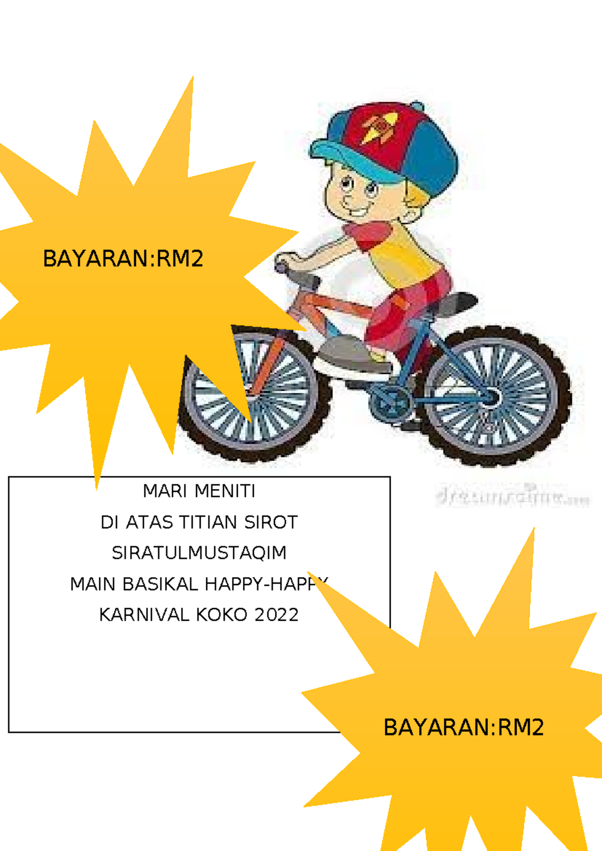 Poster Basikal - bicyle - Business studies - MARI MENITI DI ATAS TITIAN ...