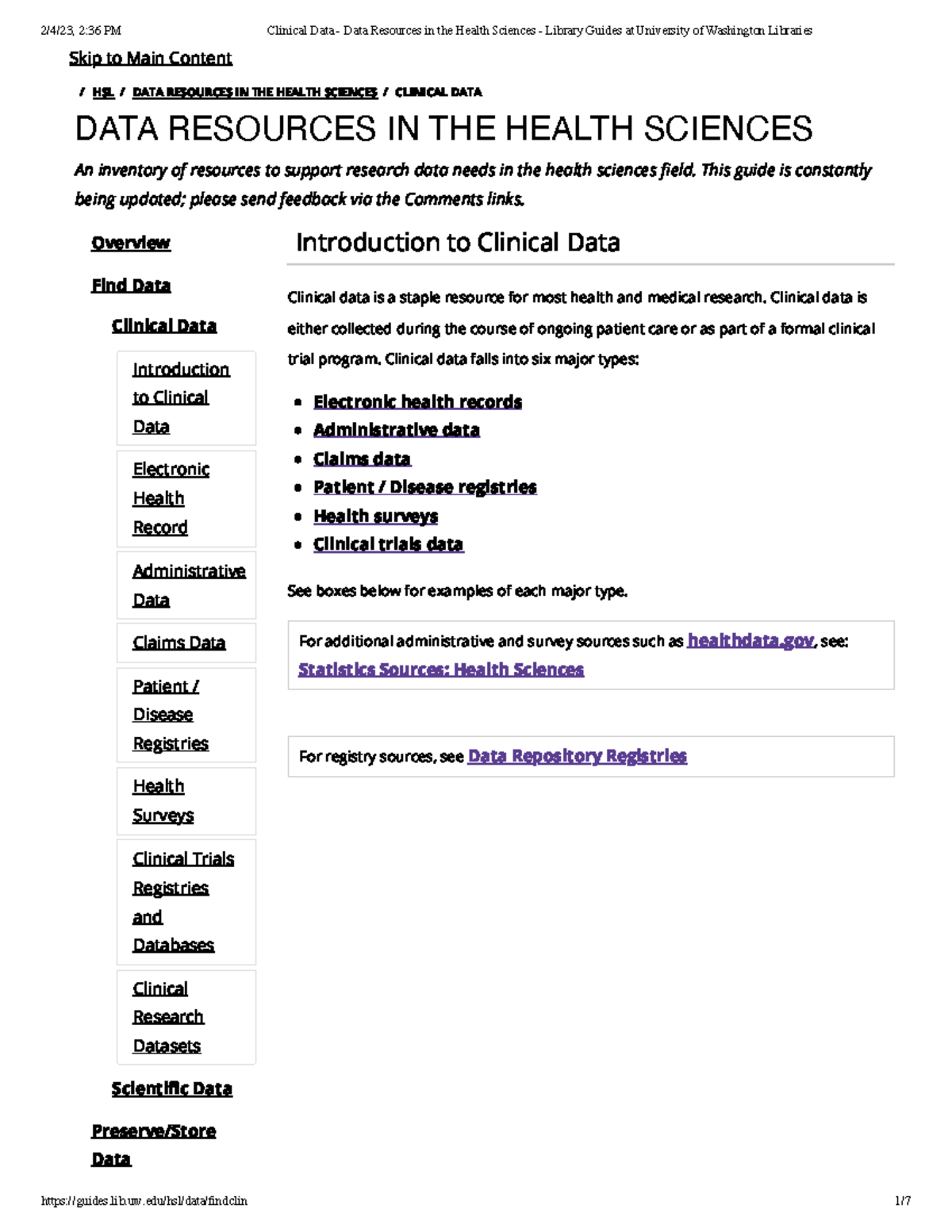 Clinical Data - Data Resources in the Health Sciences - Library Guides ...