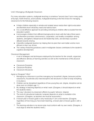 English lesson Plan for Grades 4 &5 - Lesson Plan for Multi-Grade ...