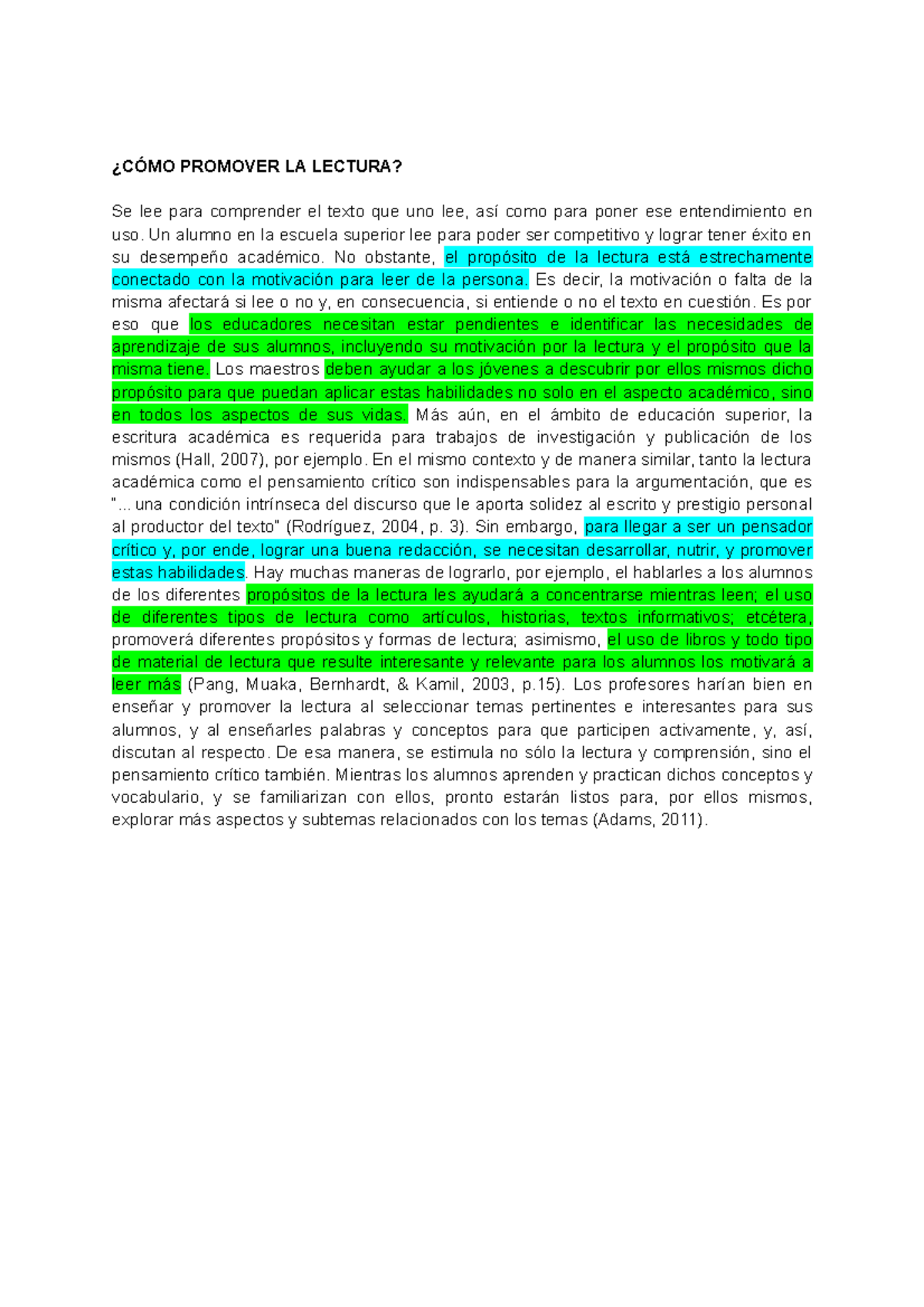 Como promover la lectura - ¿CÓMO PROMOVER LA LECTURA? Se lee para ...