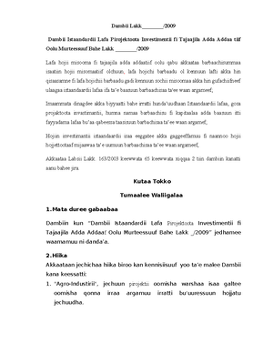 Qorannoo Gochaa Barfannaa - BoqonnaaTokko(ChapterOne 1 .Seensa(Introduction) - Studocu