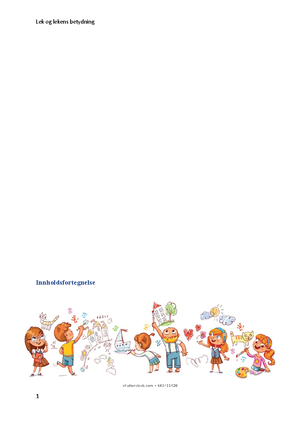 Observasjon i barnehage - Observasjon Dokumentasjon av personalets ...