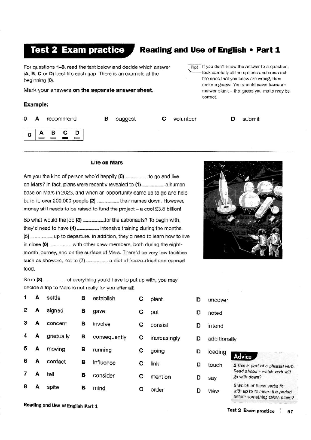 Reading and Use of English - Exam - Fotografía - Studocu