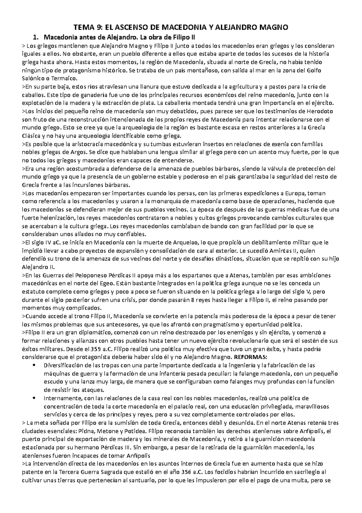 TEMA 9 el ascenso de mscedonia y alejandro magno - TEMA 9: EL ASCENSO DE MACEDONIA Y ALEJANDRO ...