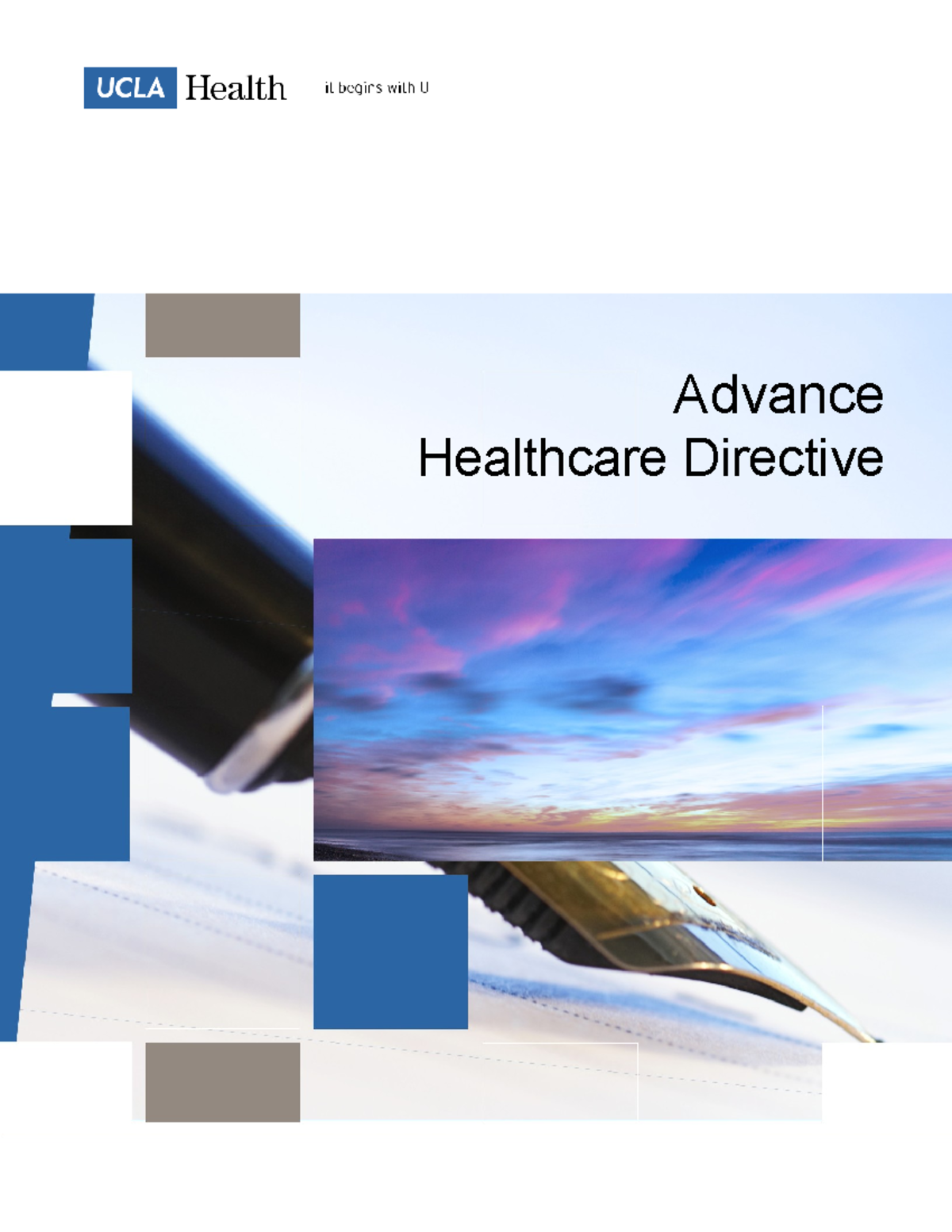 UCLA's Advance Directive Form Example - Advance Healthcare Directive ...