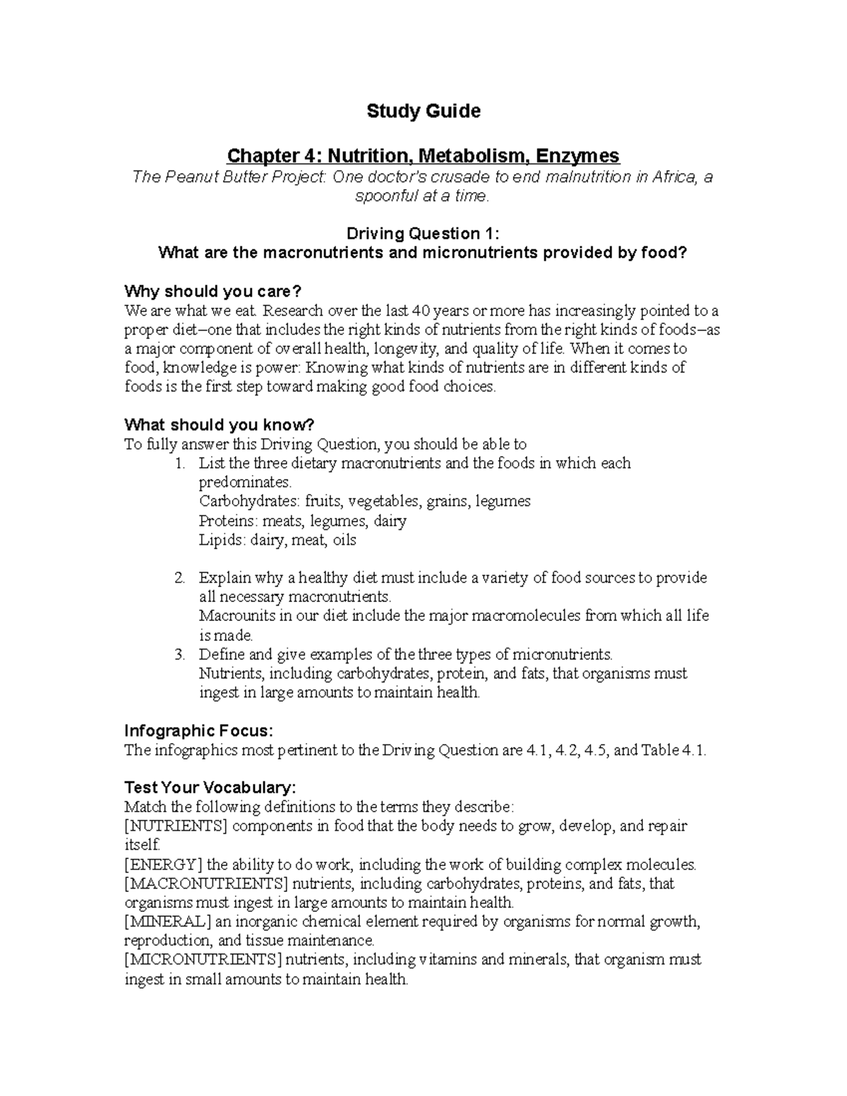 Chapter 4 Done - easy , clear and ready - Study Guide Chapter 4 ...